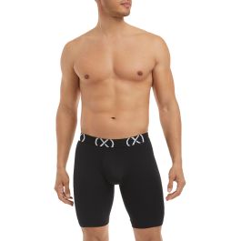 2xist Sport 9" Boxer Brief 3-Pack X20094 Black Mens Underwear